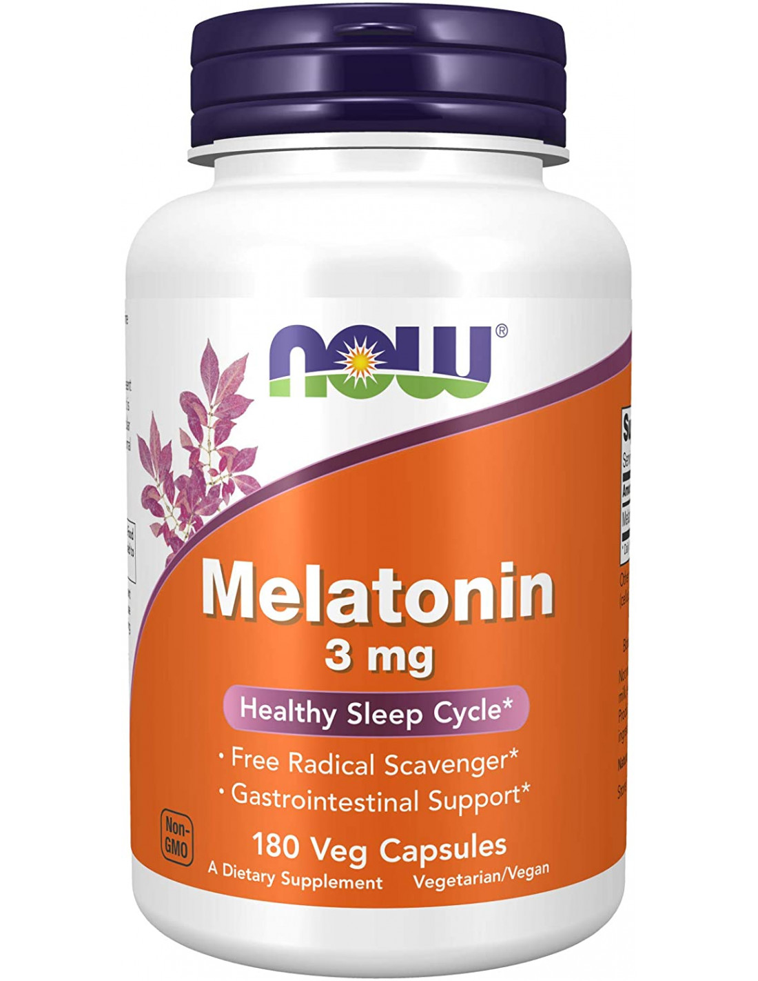 NOW Melatonin 3mg 180 vegan kapszula