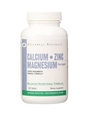 Universal Nutrition Calcium Zinc Magnesium 100 tabletta